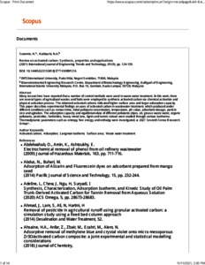 Review on activated carbon: synthesis, properties and applications - IIUM Repository (IRep)